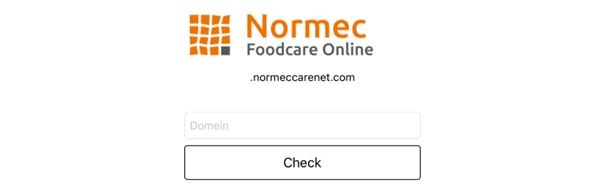 Inloggen en gebruik van de app – Normec Foodcare Online